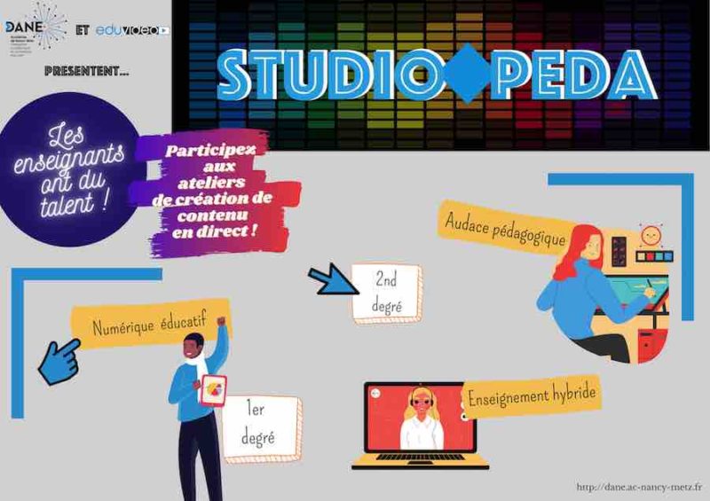Studio Péda, le streaming pédagogique de l’académie de Nancy-Metz - Ludomag