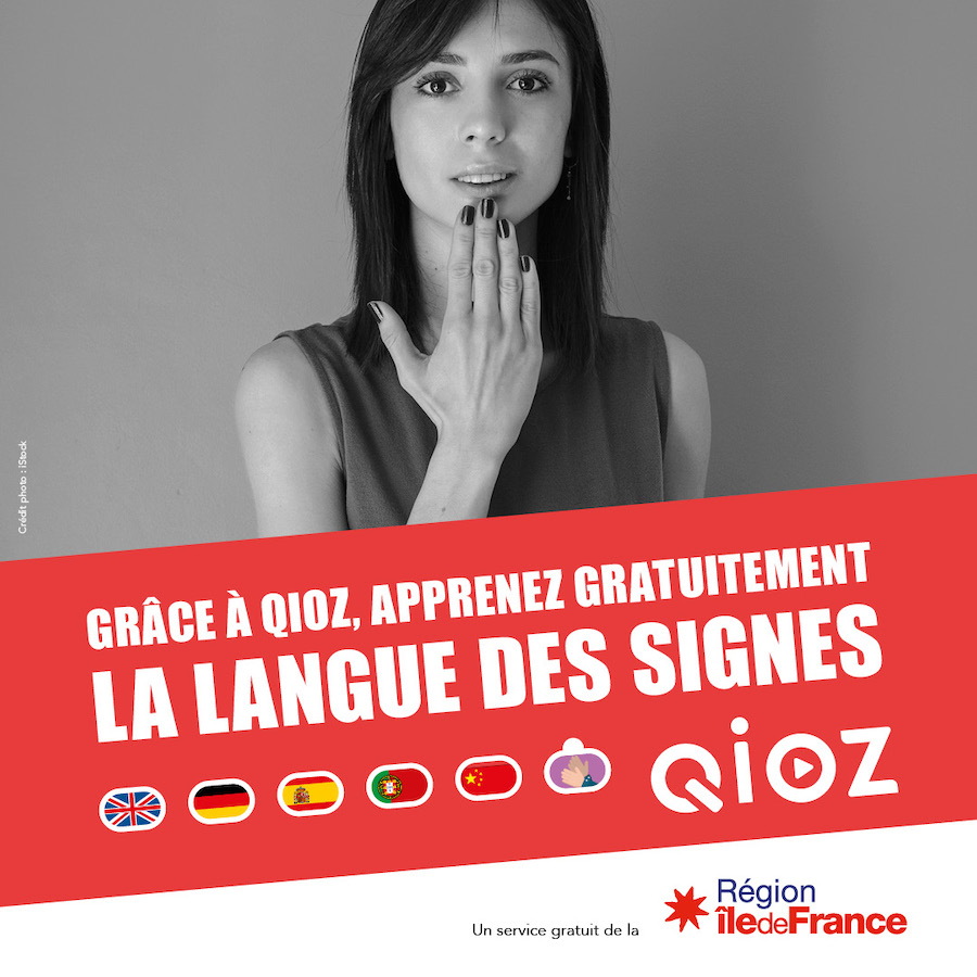 Langue des Signes : modules d’apprentissage sur QIOZ