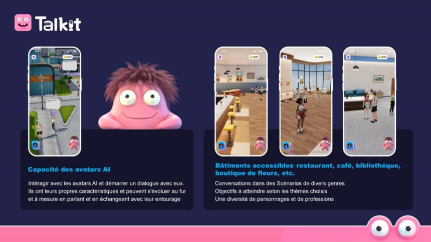 TalkIt, l'application d’apprentissage des langues immersive