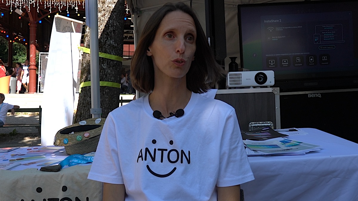 Anton présente son application éducative à LUDOVIA#21